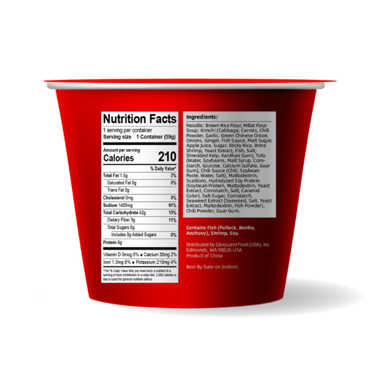 Brown Rice & Millet Noodle Kimchi Soup – GloryLand Food